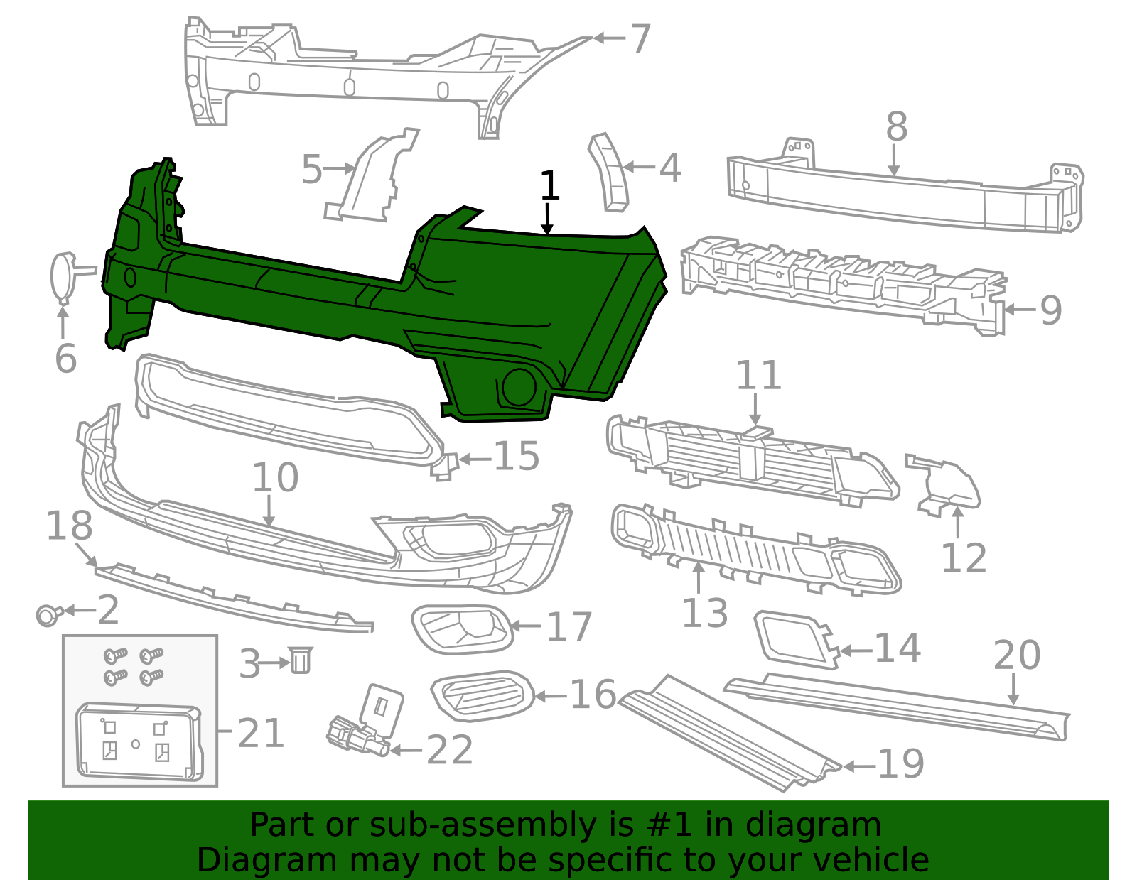 2014-2018 Jeep Cherokee Upper Cover 5NJ52TZZAC | Mopar Parts Canada