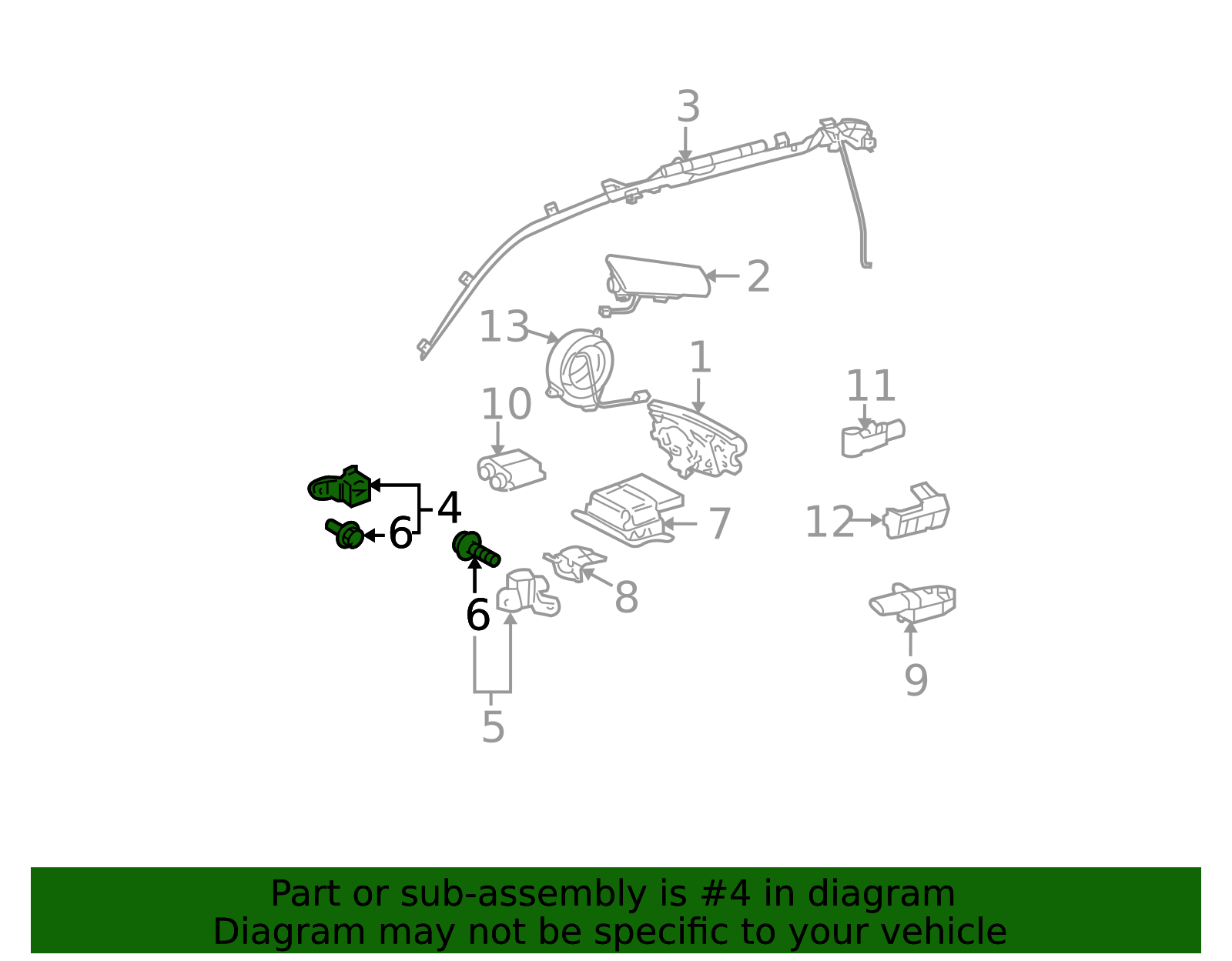 89173-09181 - High-Quality Air Bag Impact Sensor for 2005-2006 Toyota ...