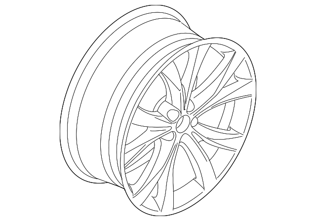 2020-2024 Ford Wheel, Alloy lb5z1007f | TascaParts.com