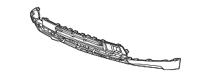 2021-2024 GMC Black Front Bumper Lower Fascia 84861004 GM ...