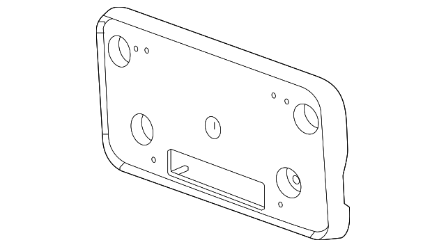 2021-2024 GMC Front License Plate Bracket 84519625 | Shop Matick Buick GMC