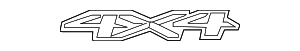 2023-2024 Chevrolet Truck Bed Decal 85154103 | Courtesy Parts
