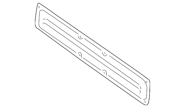 Genuine Toyota Tailgate Gap Cover part# 65759-0C010 for 2000-2006 ...