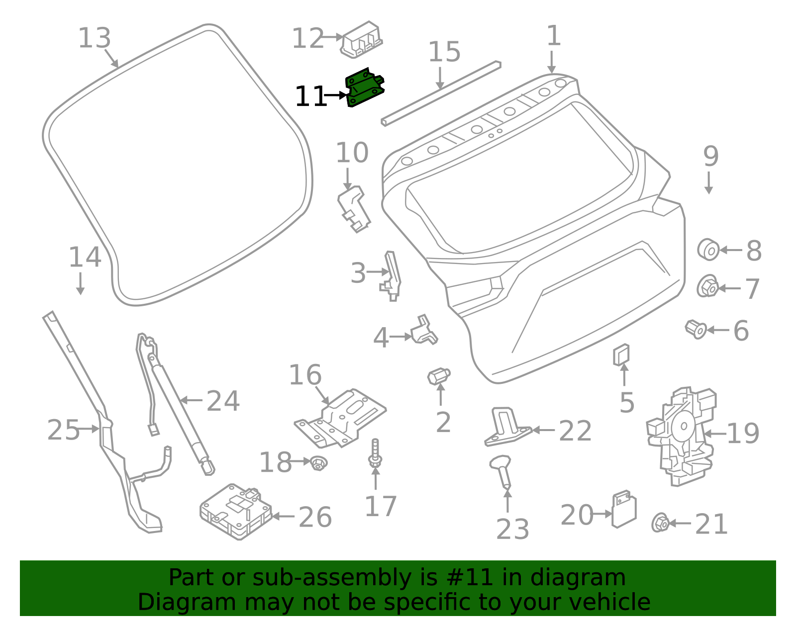 90401-5NA0A - High-Quality Liftgate Hinge for 2019-2025 INFINITI QX50 ...