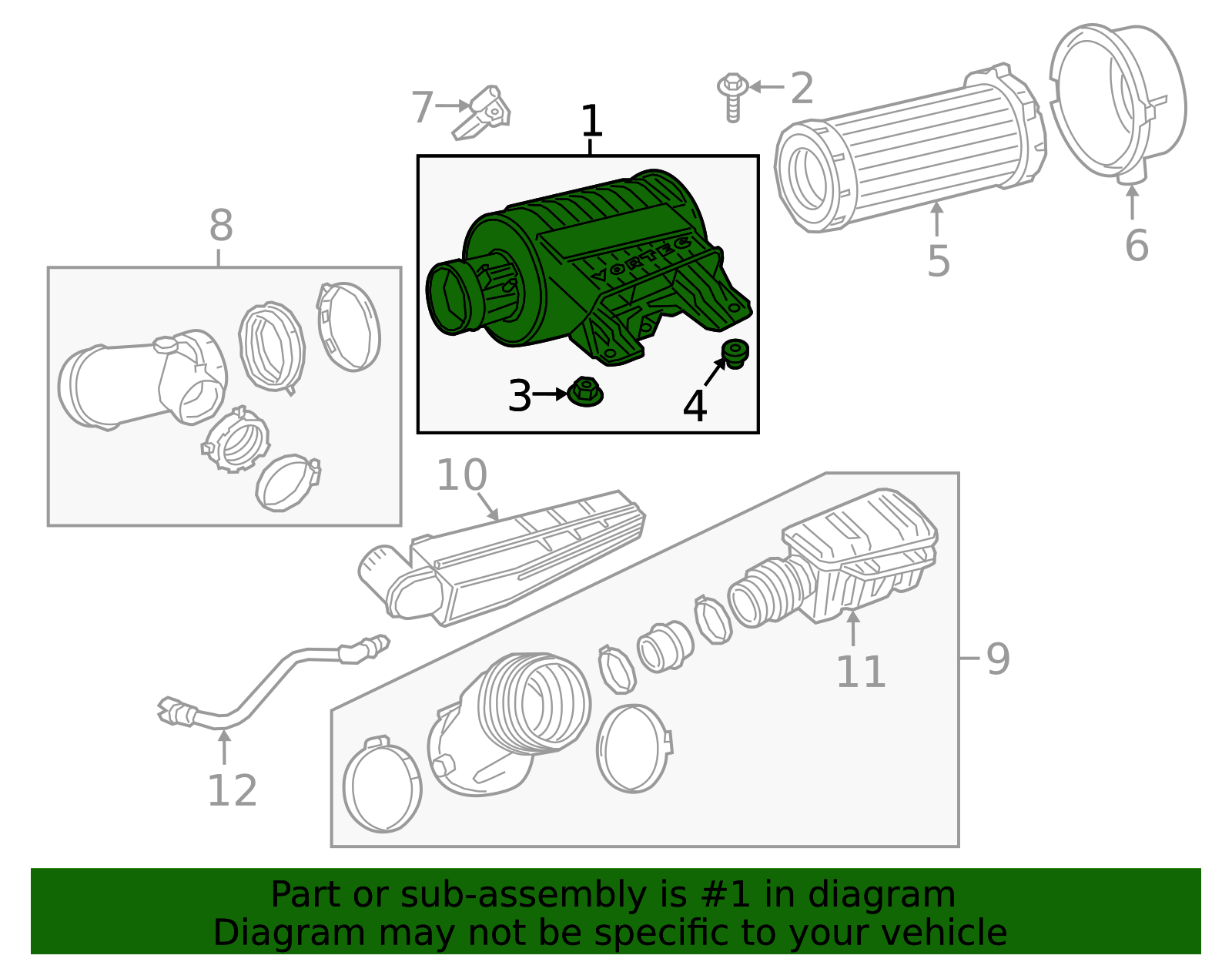 2016 GM Air Cleaner Housing 84000016 | Capital Chevy Parts