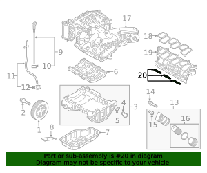 2012-2025 Hyundai Gasket 28215-3CFA0 | OEM Parts Online
