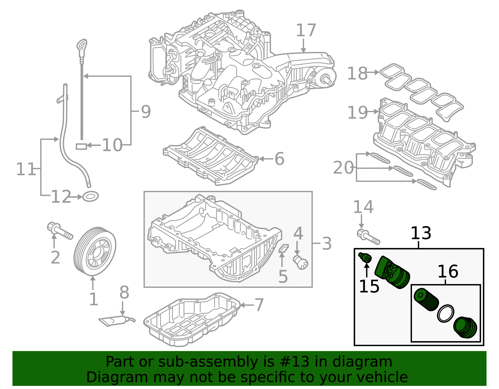 2016-2025 Hyundai Complete Assembly Oil Filter 26300-3LAA1 | OEM Parts ...