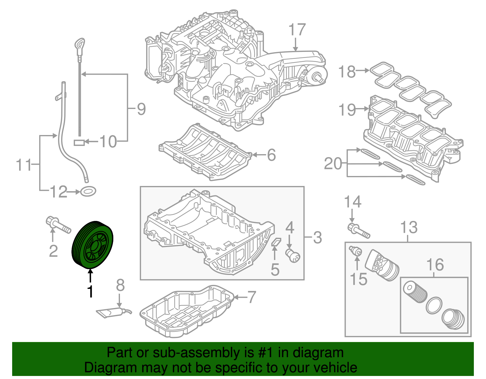 2006-2025 Hyundai Vibration Damper 23124-3C201 | OEM Parts Online