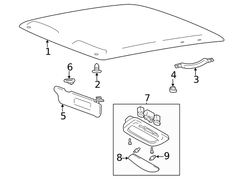 Interior Trim - Roof for 2002 Hyundai Accent | QuirkParts