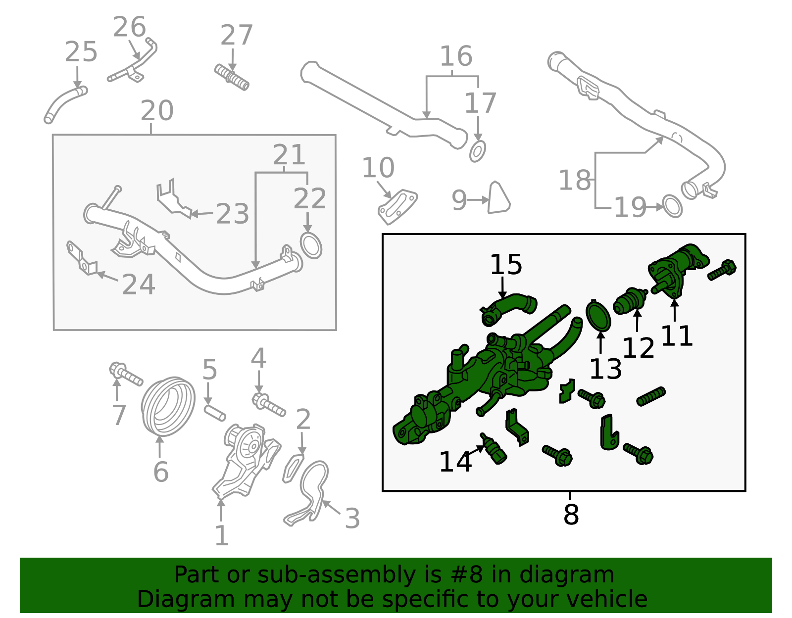 25600-3L260 - Thermostat Unit 2018-2023 Kia Stinger | Kia.Parts Store