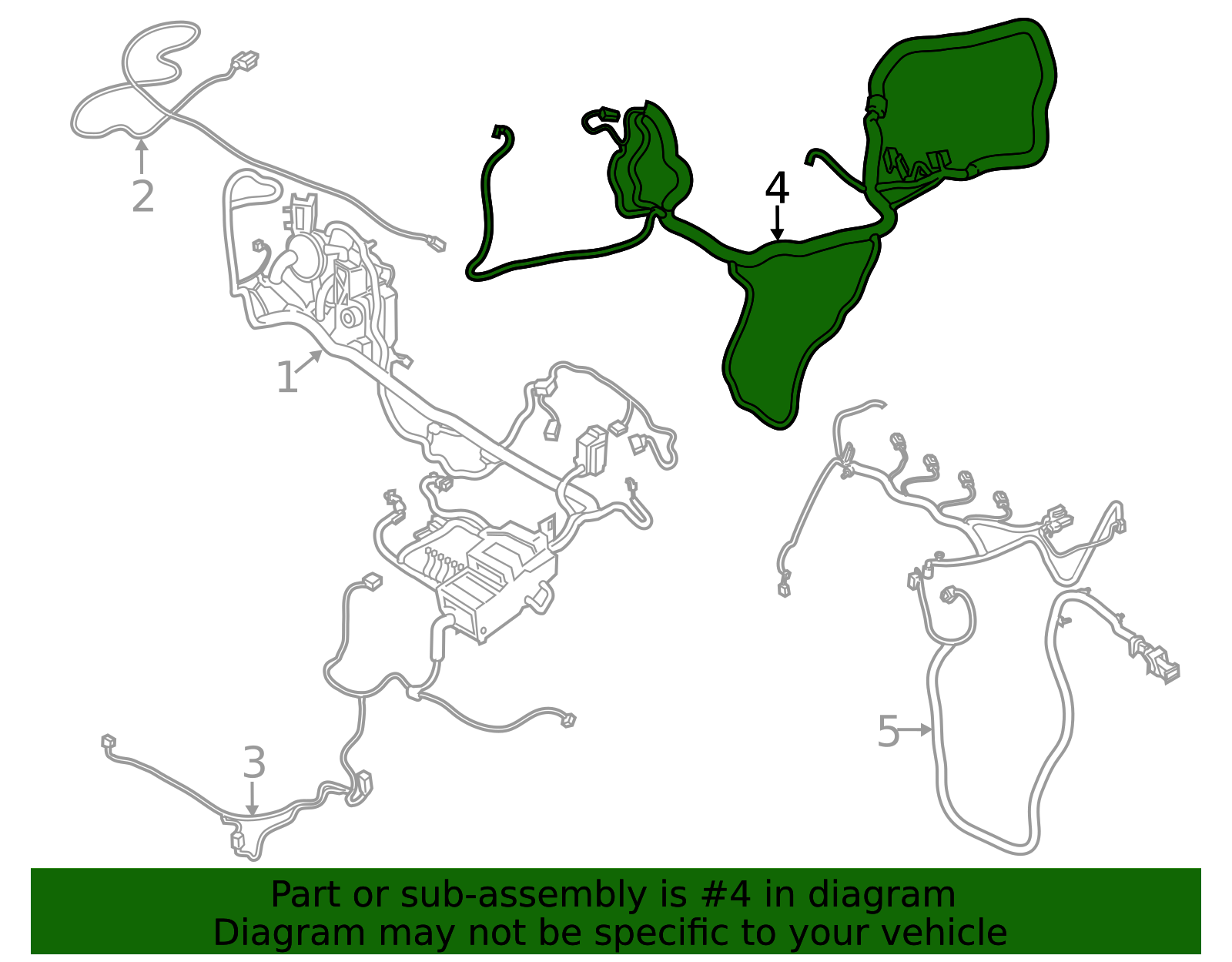 2019 Ford Transit Connect | Wire Harness | KV6Z-14401-BS | Walls' Ford ...