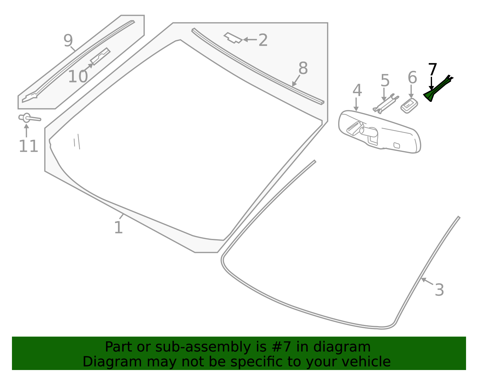 2014-2019 Toyota Highlander Humidity Sensor Cover 87268-76010 | MotorMotor