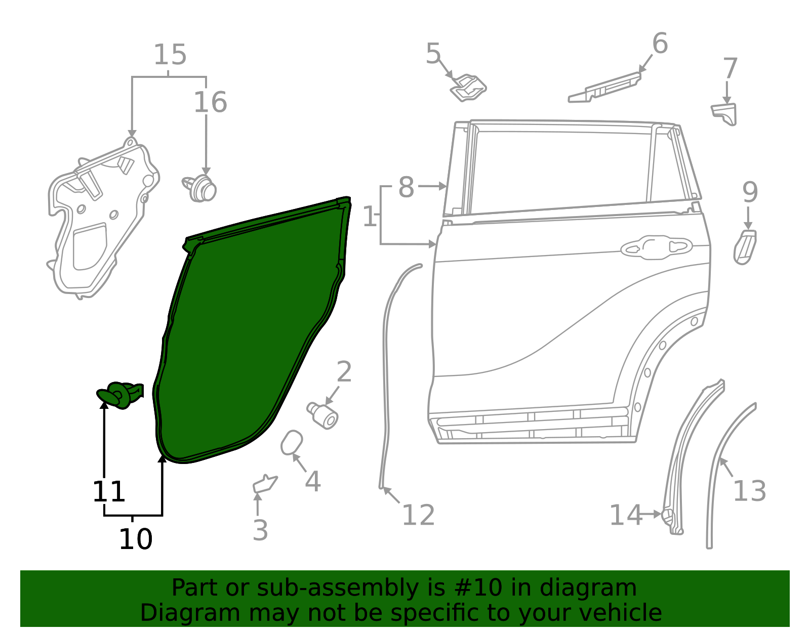 Genuine Official Toyota Door Weather-Strip part# 67871-0E080 for ...