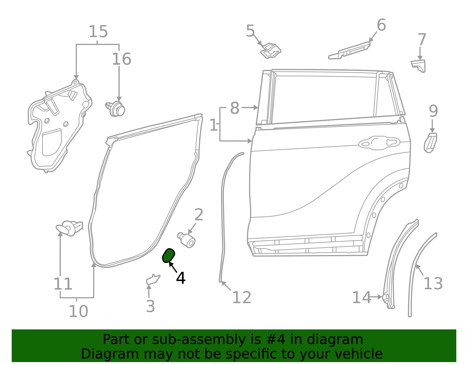 2001-2025 Toyota Highlander Door Shell Plug 90333-40001 | Toyota Parts ...