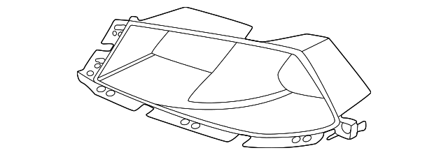 51-11-8-074-773 - M Performance Air Inlet Frame - Left 2021-2025 BMW ...