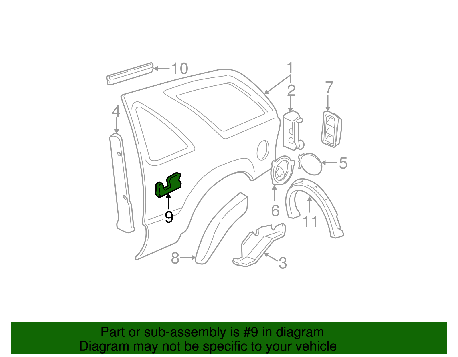 1994-2005 GM Body Side LS Emblem 15678961 | Capital Chevy Parts