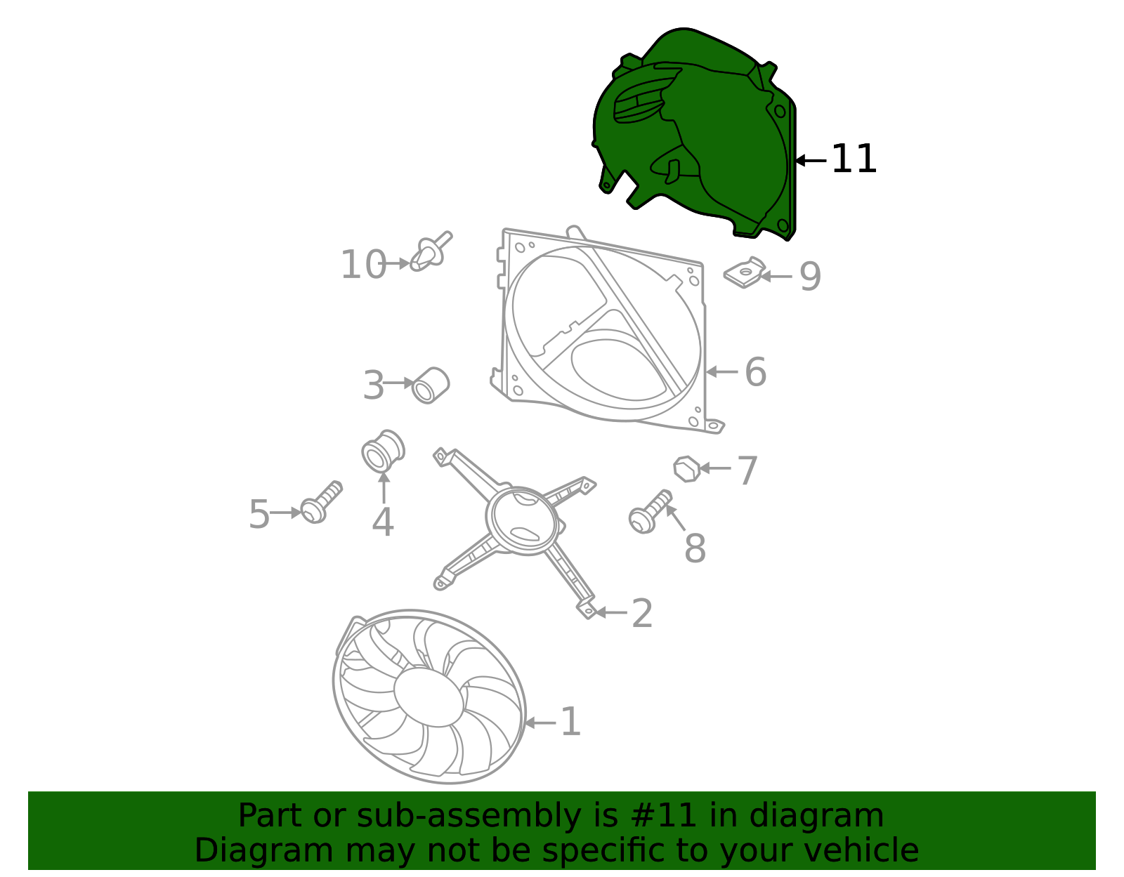2020-2025 Porsche 911 Engine Cooling Fan Shroud 992-121-333 | Sunset ...
