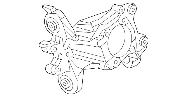 5090131AB - Rear Knuckle Left - 2019 2020 Jeep Cherokee | Mopar Parts ...