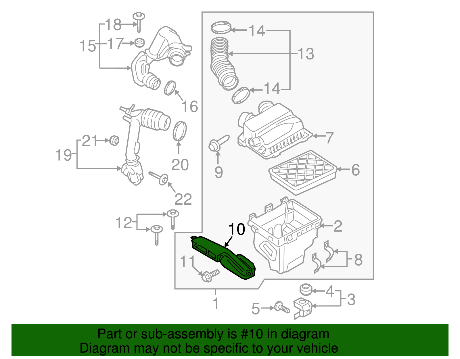 2017-2020 Lincoln Continental | Inlet Duct | GD9Z-9C675-A | Walls' Ford ...