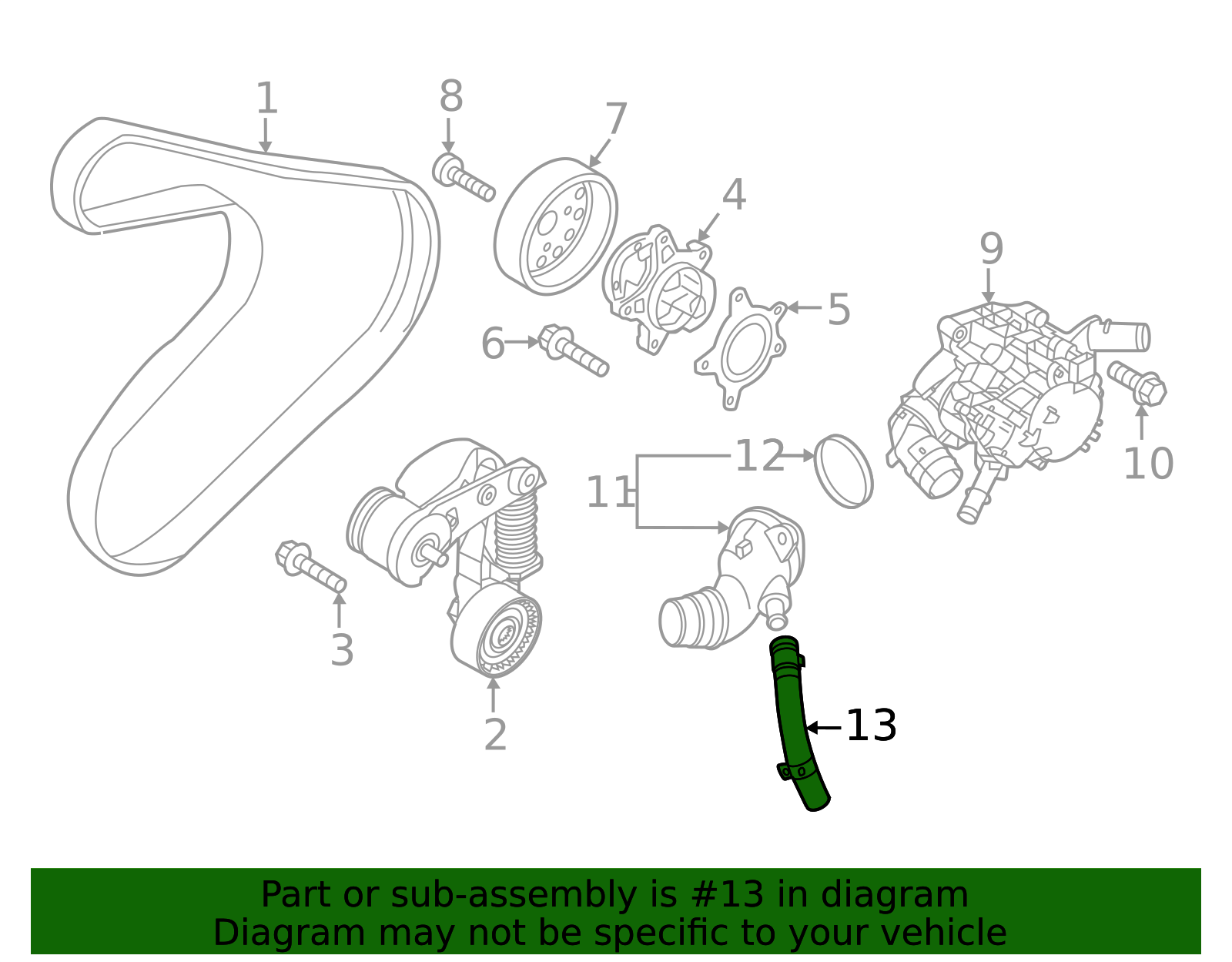 2024-2025 Hyundai Kona Upper Hose 25414-BE000 | MotorMotor