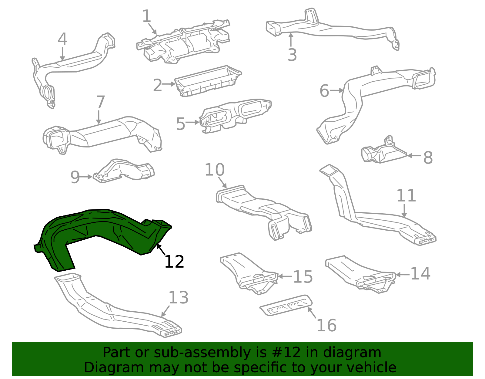 87213-30380 - 2006-2020 Lexus - Lower Duct | My L Parts