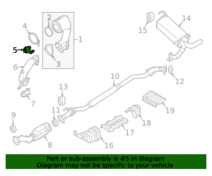 2015-2019 Nissan Catalytic Converter Stay 20817-BV80A | Nissan Parts ...