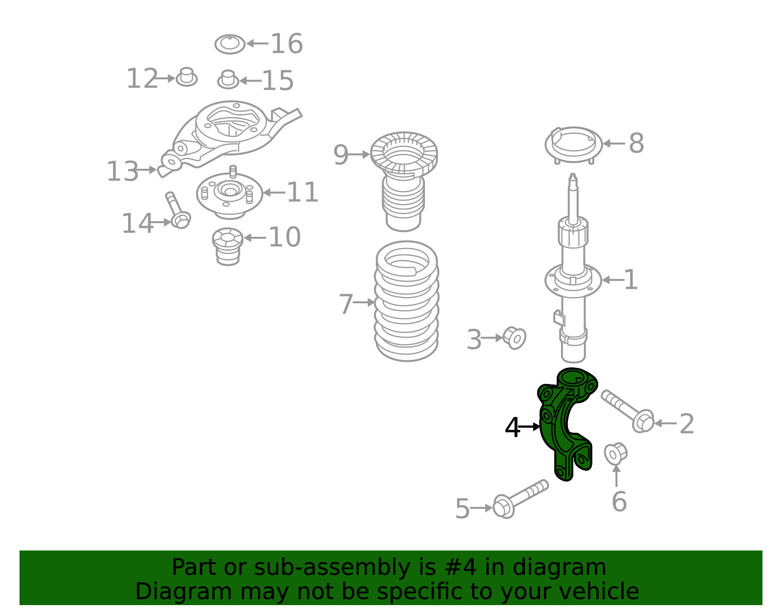 54682-B1500 - High-Quality Suspension Strut Fork for 2015-2020 Hyundai ...