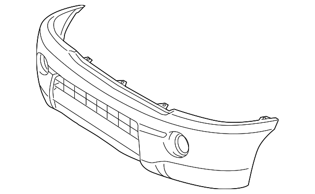 52119-04040 - Cover Front Bumper - 2005-2011 Toyota Tacoma | OEM ...