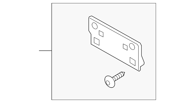2019-2025 Mazda 3 License Bracket BCKN-50-170B | OEM Parts Online