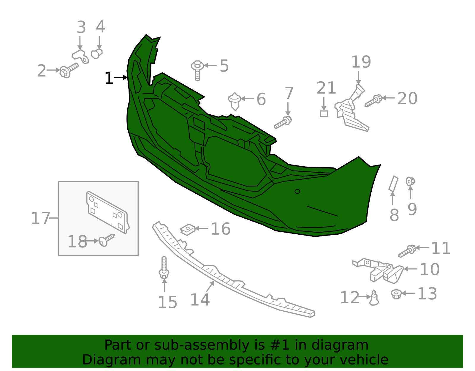 2019-2025 Mazda 3 Bumper Cover BCKN-50-031D-BB | OEM Parts Online