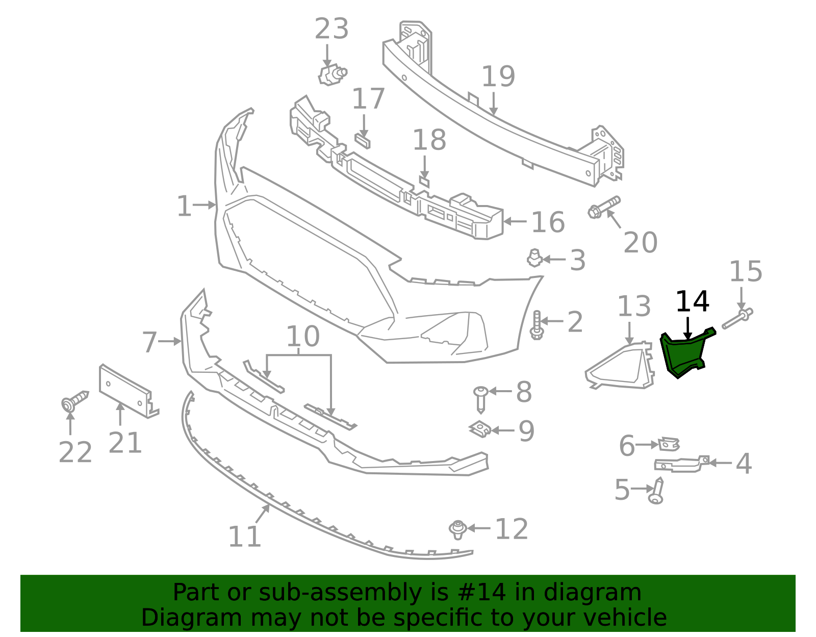 2019-2021 Hyundai Veloster Cooling Duct 86567-J3000 | QuirkParts