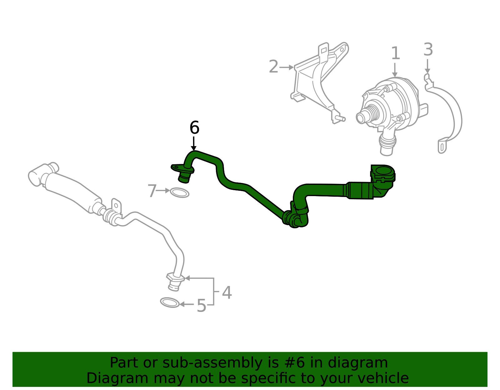 2019-2025 BMW Coolant Line 11-53-8-650-087 | BMW OEM Parts