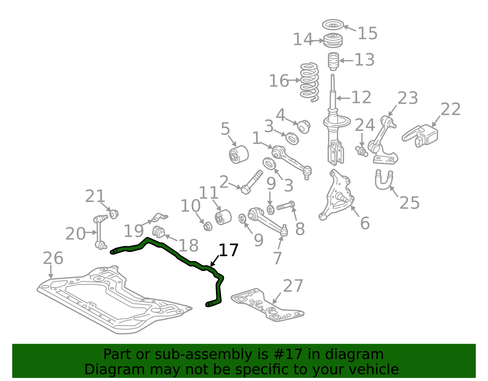 203-323-44-65 - High-Quality Suspension Stabilizer Bar for 2001-2009 ...