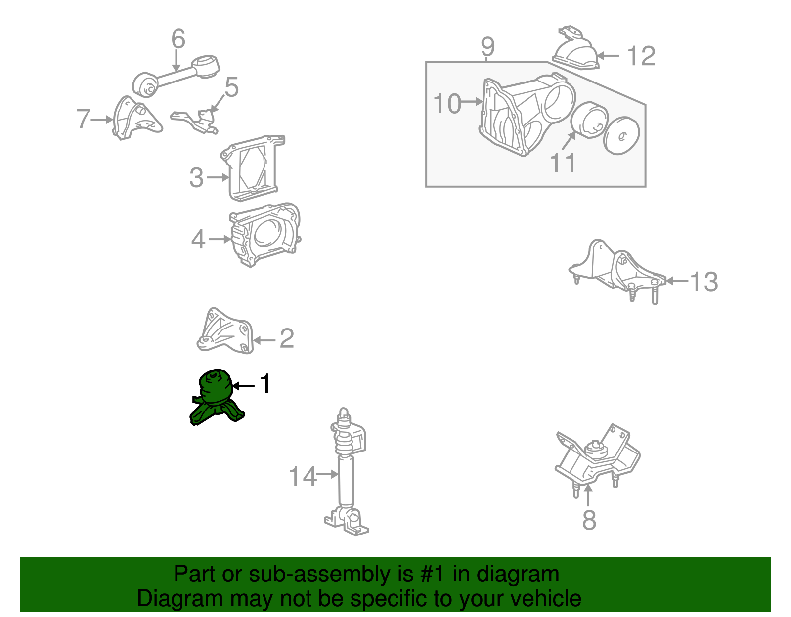 12361-0A070 - Toyota Front Mount 1998-2003 Toyota Sienna | Performance ...