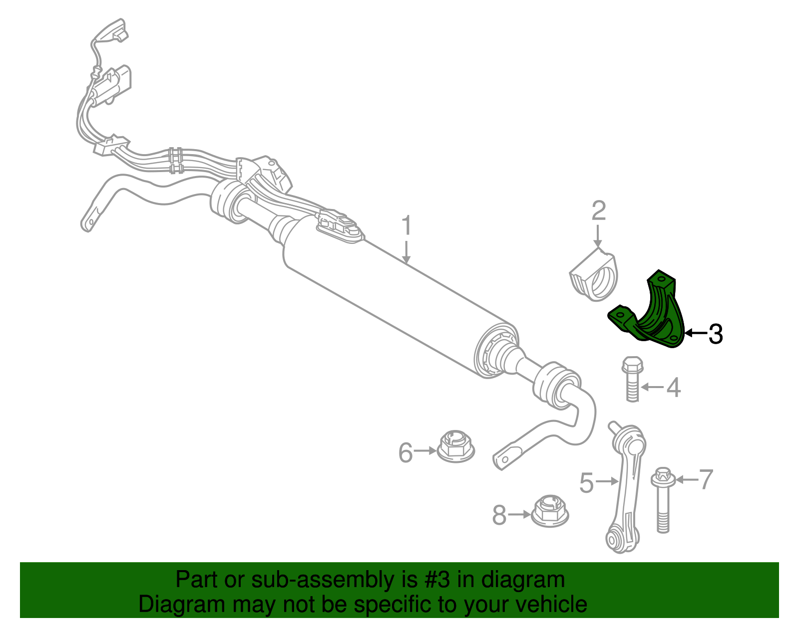 2016-2024 BMW 2016-2022 BMW - Stabilizer Bar Bracket 37-12-6-861-481 ...