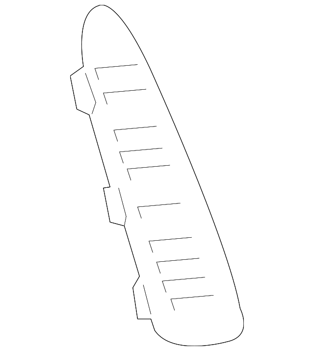 2000-2006 GM Passenger Side Quarter Panel Upper Applique 15765114 ...