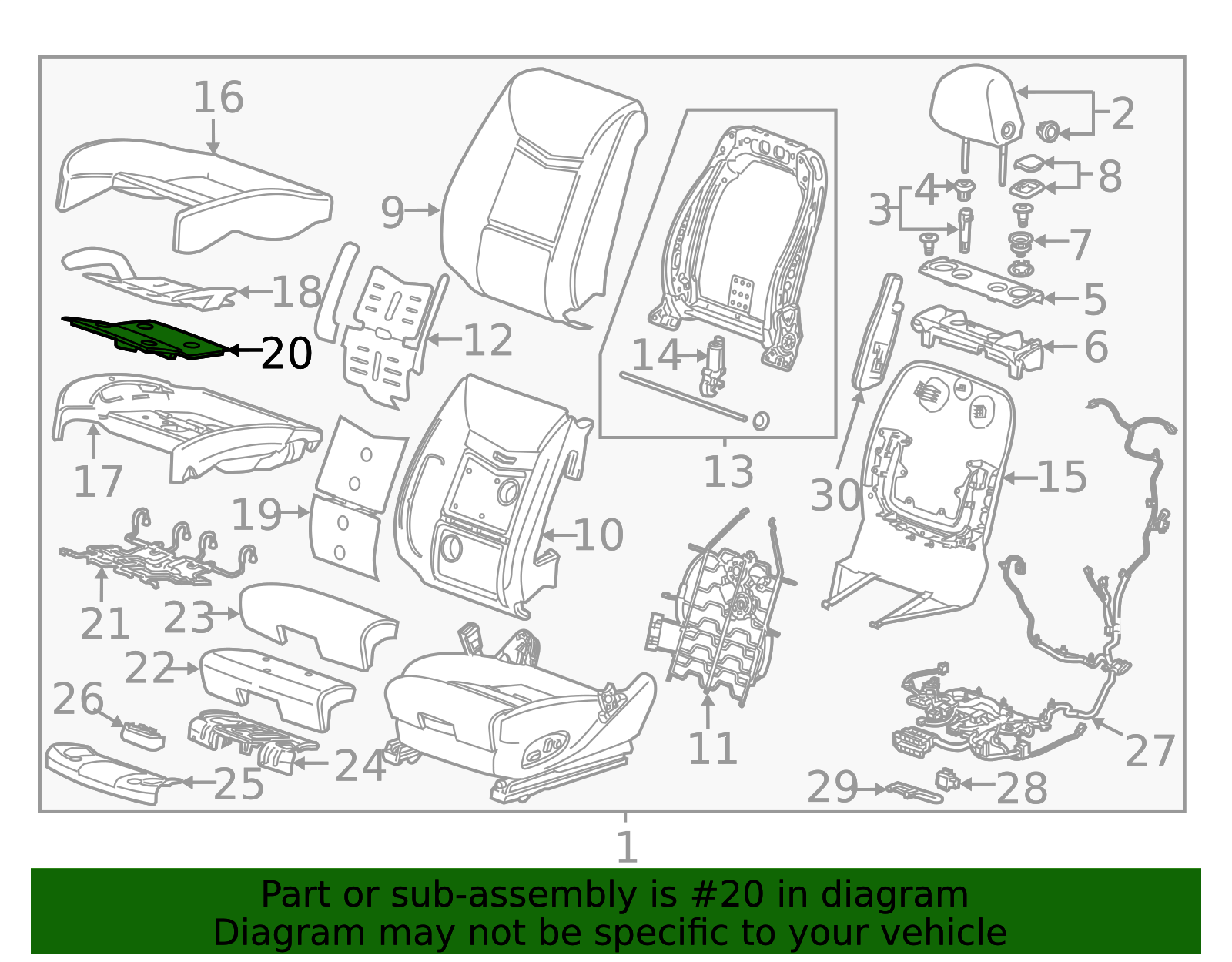 84454342 - High-Quality Mat for 2018-2019 Cadillac XTS | AutoNation Parts