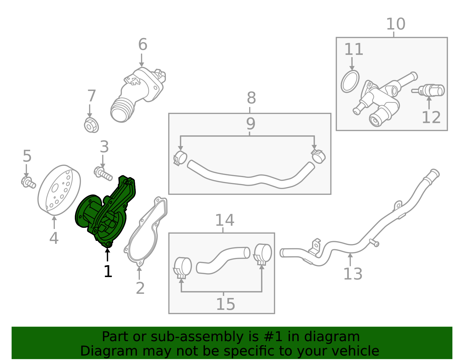 Hyundai - 25100-2E020 - Water Pump - 2016-2021 Hyundai | OEM Hyundai ...