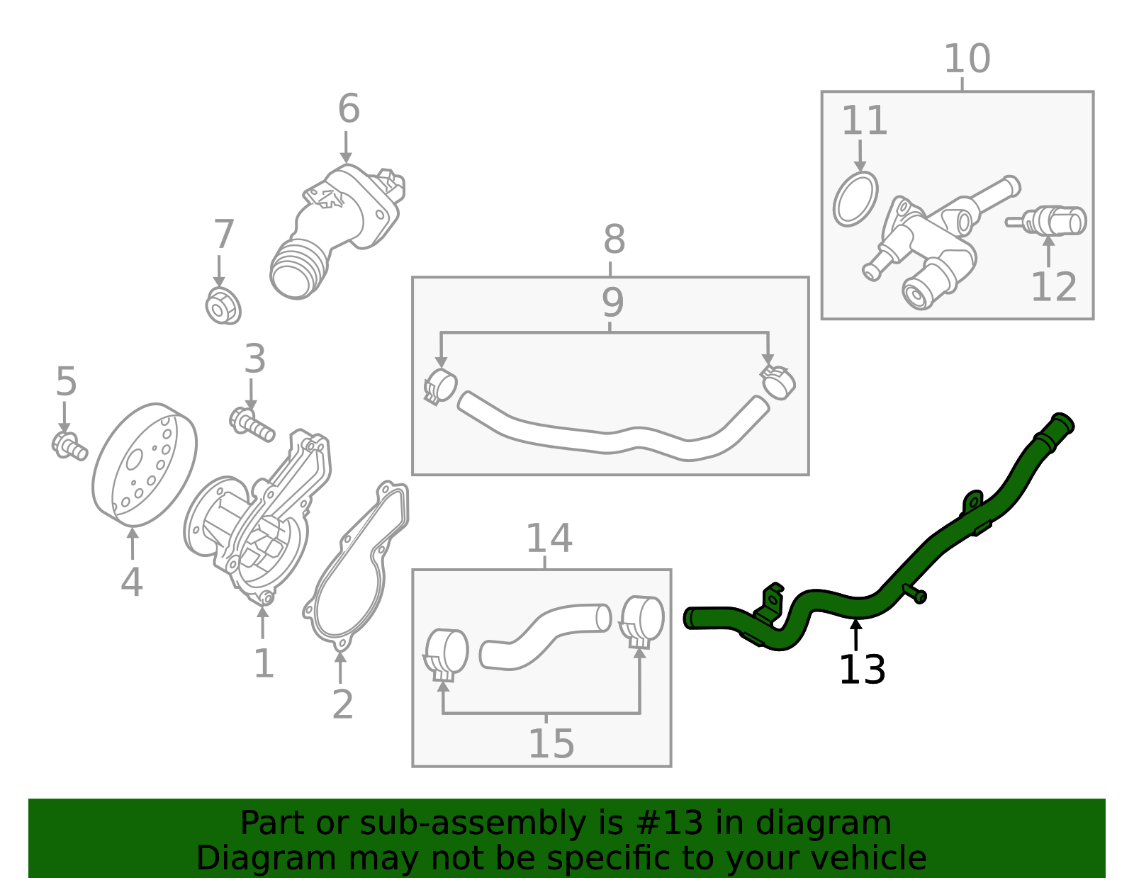 25457-2E000 - High-Quality Engine Coolant Pipe for 2013-2018 Hyundai ...