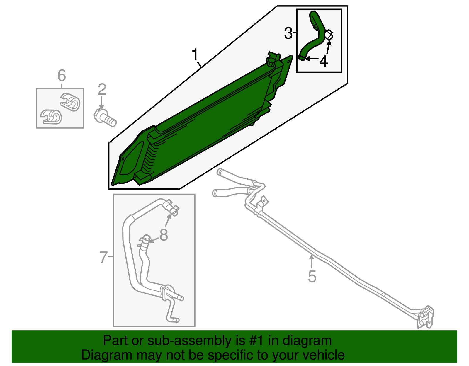 9C3Z-7A095-A - 2007-2016 Ford - Trans Cooler | Sunrise Ford Parts