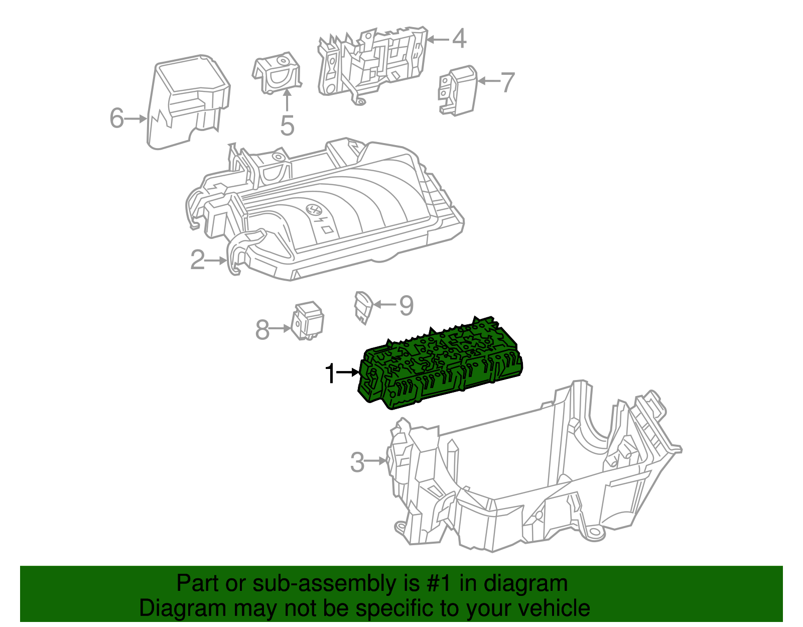 246-906-71-00 - Fuse Box Main 2014-2023 Mercedes-Benz | Mercedes-Benz ...