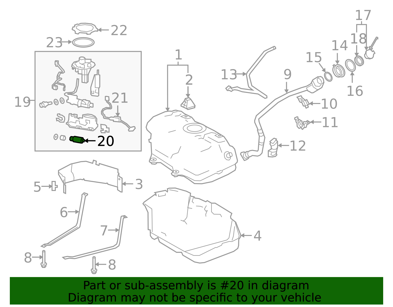 23221-25030 - High-Quality Electric Fuel Pump for 2019-2025 Lexus ...