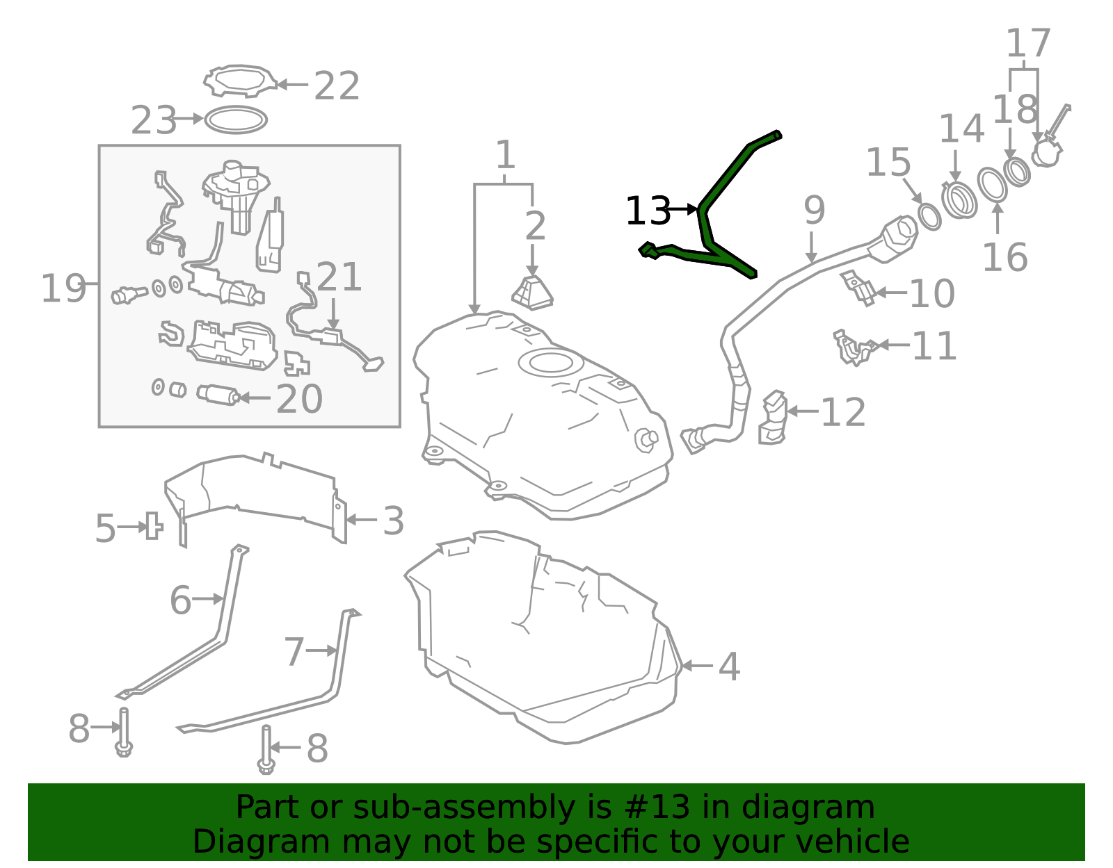 77226-06180 - High-Quality Fuel Tank Vent Hose for 2020-2025 Lexus ...