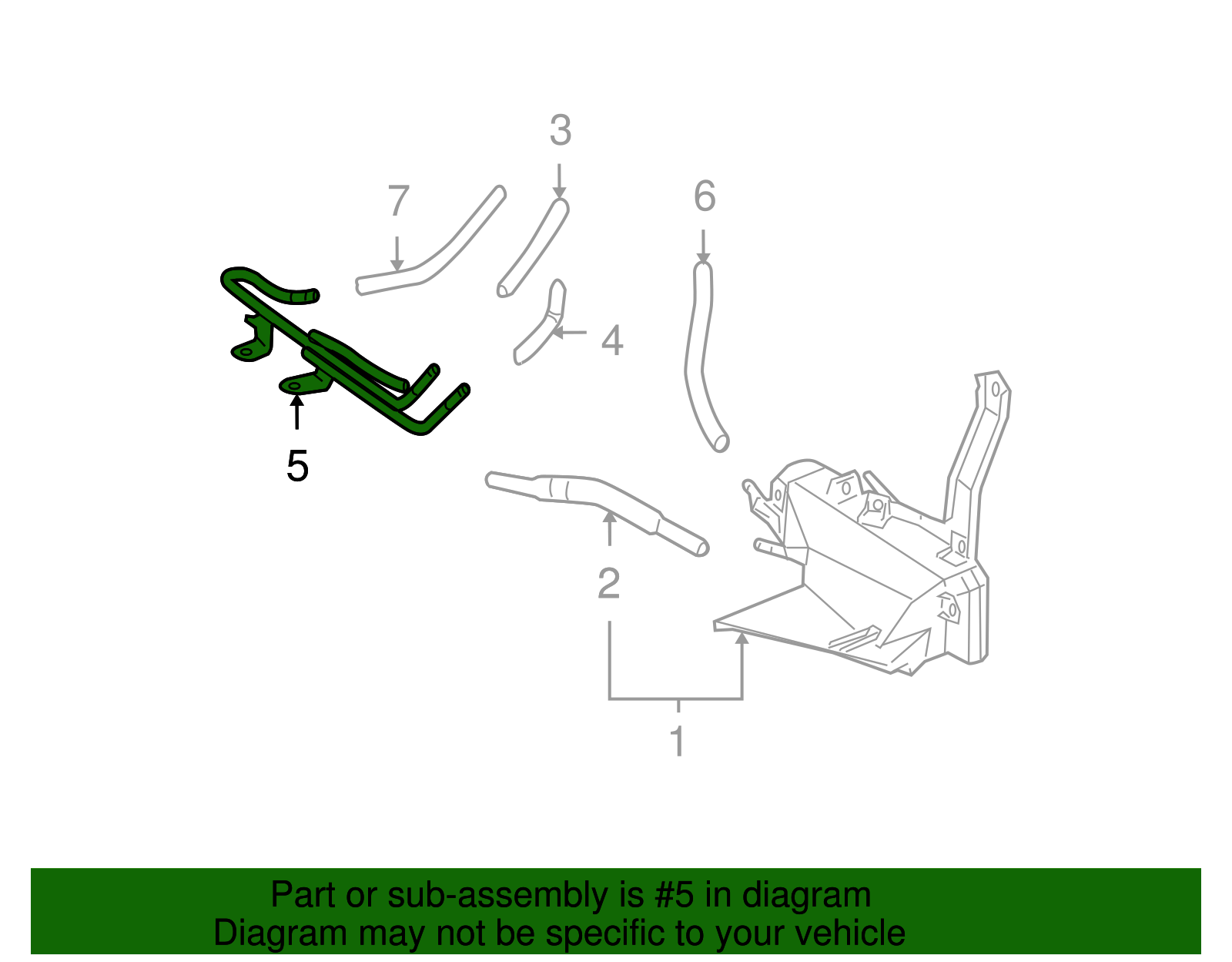 2004-2006 Lexus RX330 Outlet Tube 32907-0E011 | toyolexparts