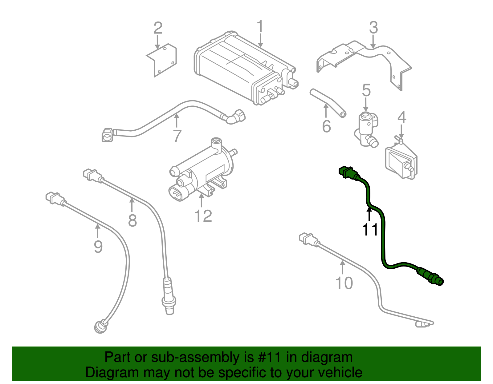 39210-2E510 - Oxygen Sensor 2014-2016 Kia | Kia.Parts Store