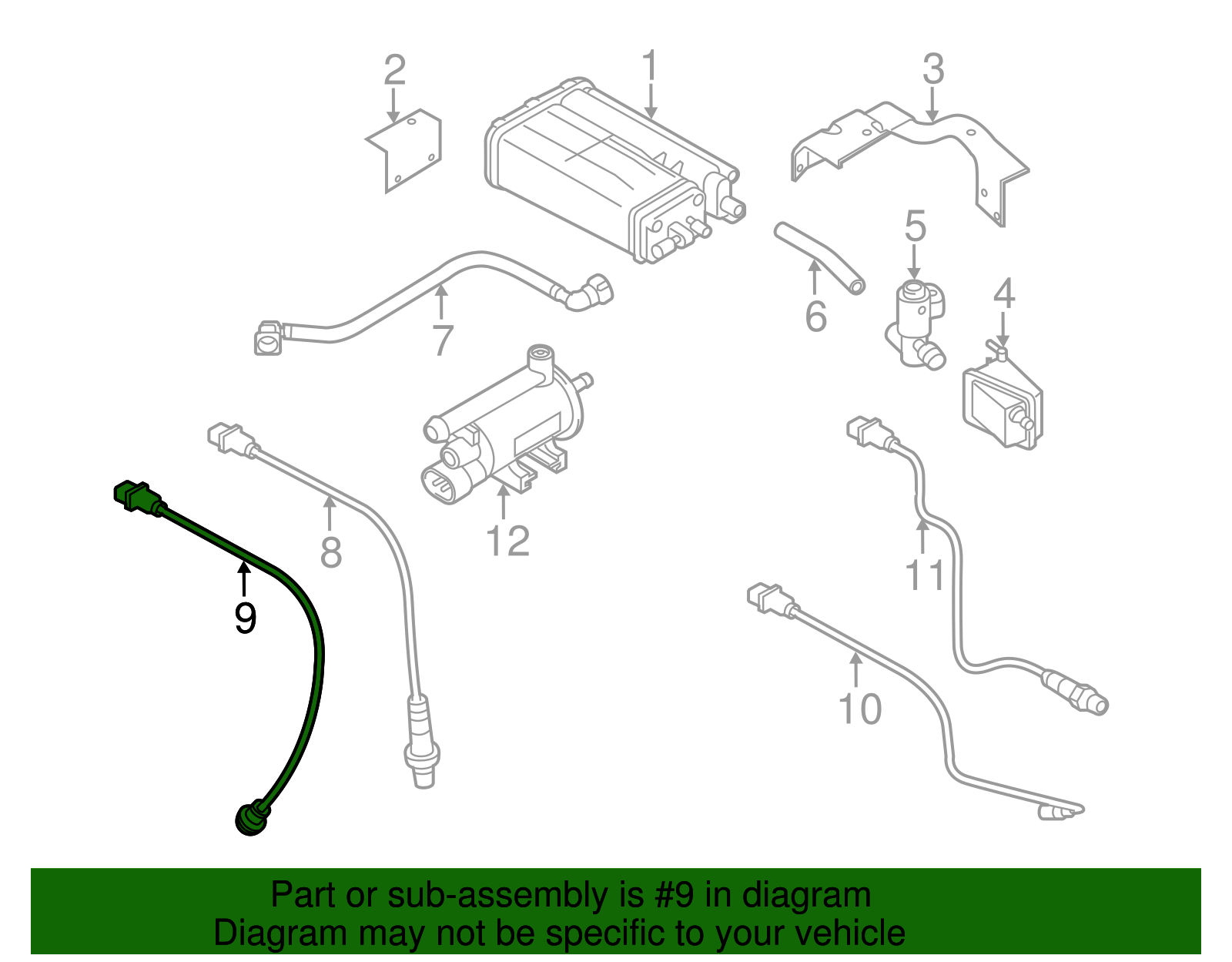 2014-2016 Kia Oxygen Sensor 39210-2E400 | OEM Parts Online