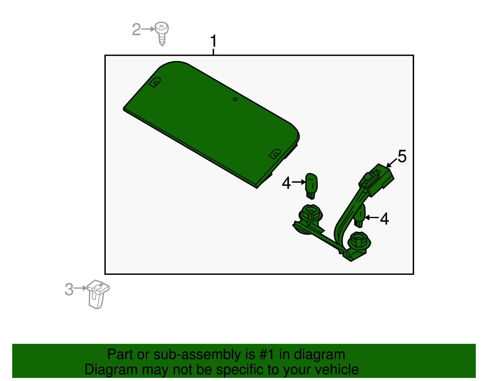 6C2Z-13A613-A - High-Quality High Mount Lamp for 2008-2014 Ford ...