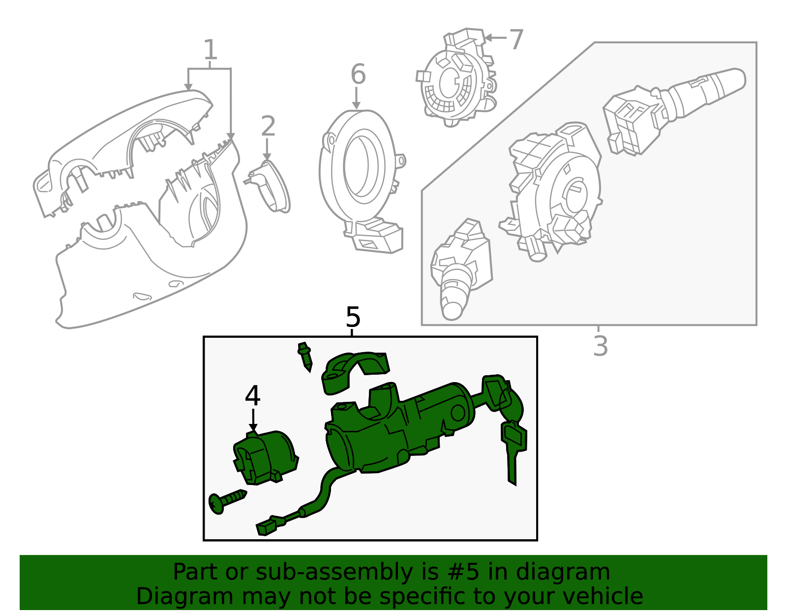 D8700-3LM0A - Ignition Lock Cylinder - 2013-2020 Nissan NV200 | World ...