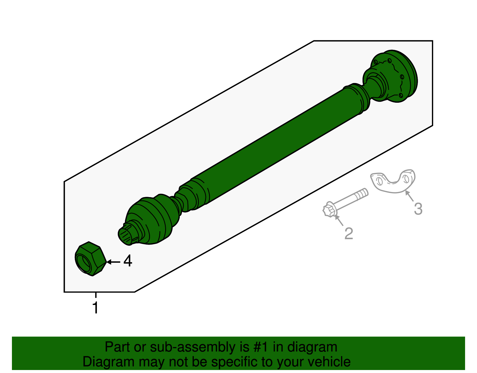 Genuine Drive Shaft for 2013-2023 Land Rover | Land Rover Part ...