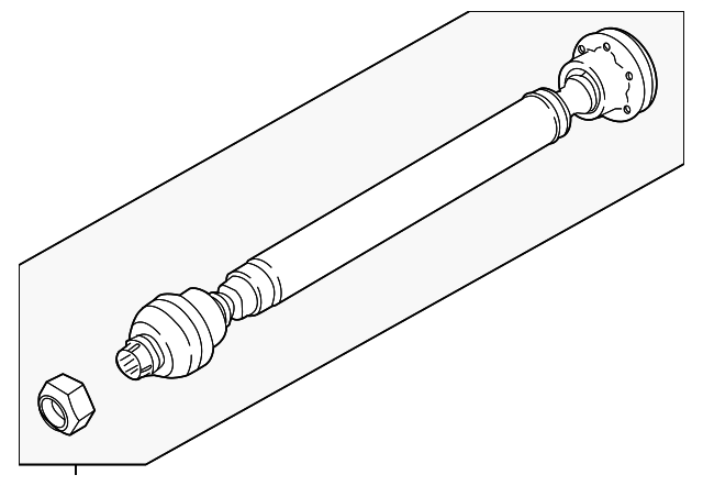 Genuine Drive Shaft for 2013-2023 Land Rover | Land Rover Part ...